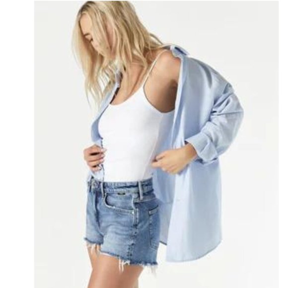 Mavi | Shorts | Mavi Rosie High Rise Mid Brushed True Blue All Blue 9s ...